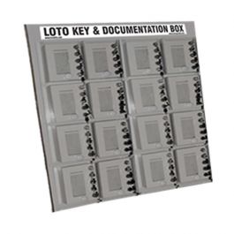 KRM LOTO – GROUP LOCKOUT BOX CABINET 5 LOCK WITH 16 BOXES