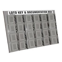 KRM LOTO – GROUP LOCKOUT BOX CABINET 5 LOCK WITH 24 BOXES