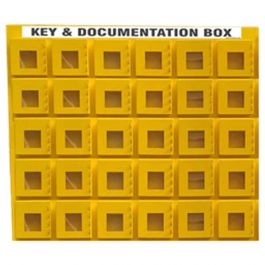 Lockout Key & Documentation Box (30 Box with 4 Hooks)