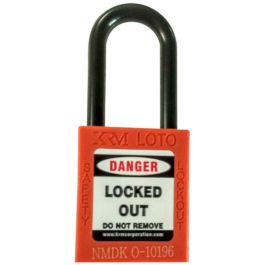 OSHA Safety Isolation Lockout Padlock - Nylon Shackle with Differ Key