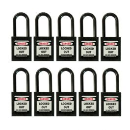 OSHA Safety Isolation Lockout Padlock - Nylon Shackle with Differ Key ...