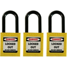OSHA Safety Isolation Lockout Padlock - Nylon Shackle with Alike Key ...