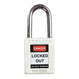 OSHA Safety Isolation Lockout Padlock - Metal Shackle with Differ Key
