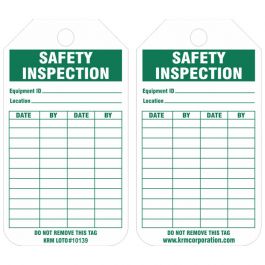KRM LOTO - SAFETY INSPECTION ( SET OF 10 PCS)
