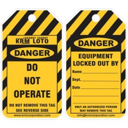 KRM LOTO DANGER - DO NOT OPERATE(SET OF 10 PCS)