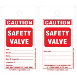 CAUTION SAFETY VALVE (SET OF 10 PCS)