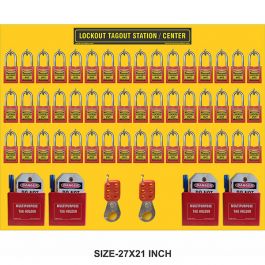 KRM LOTO – LOCKOUT TAGOUT STATION / CENTER WITHOUT MATERIAL