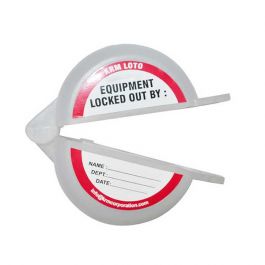 KRM LOTO Emergency Stop Switch / Push Button Lockout with 3 holes