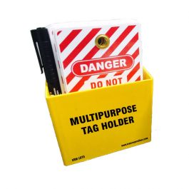 Mini Tag Holder Yellow (With Material)