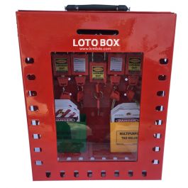 KRM LOTO - OSHA PORATABLE / WALL MOUNTED LOCKOUT TAGOUT BOX KIT
