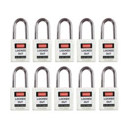 OSHA Safety Isolation Lockout Padlock - Metal Shackle with Differ Key ...