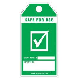 KRM LOTO - SAFE FOR USE SCAFFOLD TAG (SET OF 10 PCS)