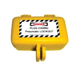 Mini Plug Chord Lockout Device - Yellow