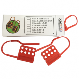 Di-electric Multi Device HASP with 8 holes (Set of 3 Pcs)