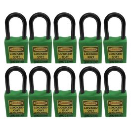 OSHA Safety Isolation Lockout Padlock - Nylon Shackle with Differ Key ...