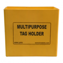 Mini Tag Holder Yellow (Without Material)