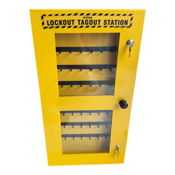 Lockout Tagout Station Cabinet With 70 LOTO Devices, 44% OFF